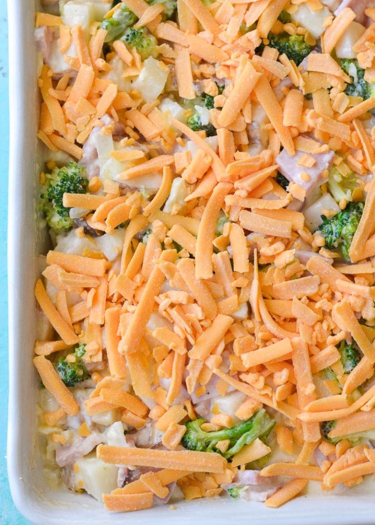 Cheesy Broccoli Potato Casserole