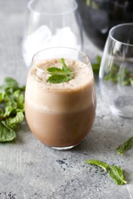 Peppermint Mocha Protein Shake (+low carb options) - Maebells