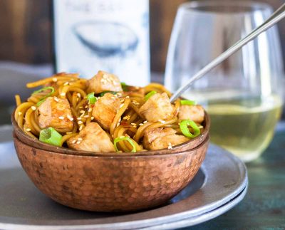 Sesame Chicken Lo Mein - Maebells