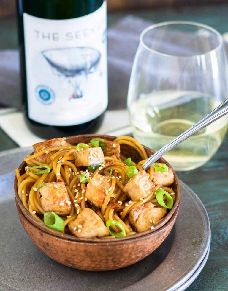Sesame Chicken Lo Mein - Maebells