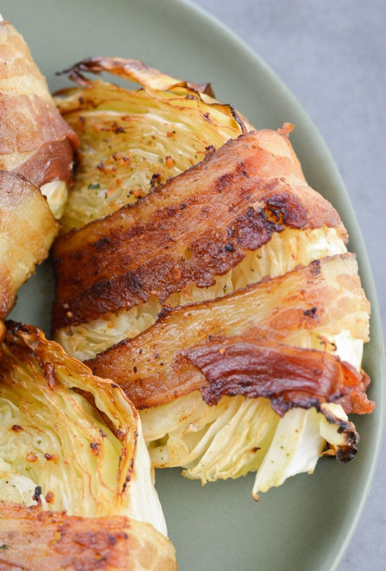 Keto Bacon Wrapped Cabbage Maebells