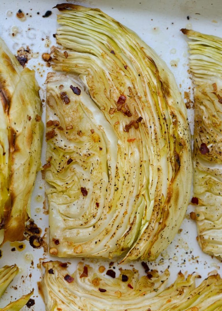Roasted Cabbage (keto + low carb) - Maebells
