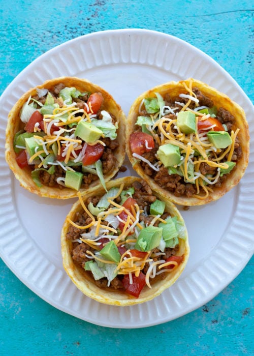 Taco Chaffle Bowl - Maebells