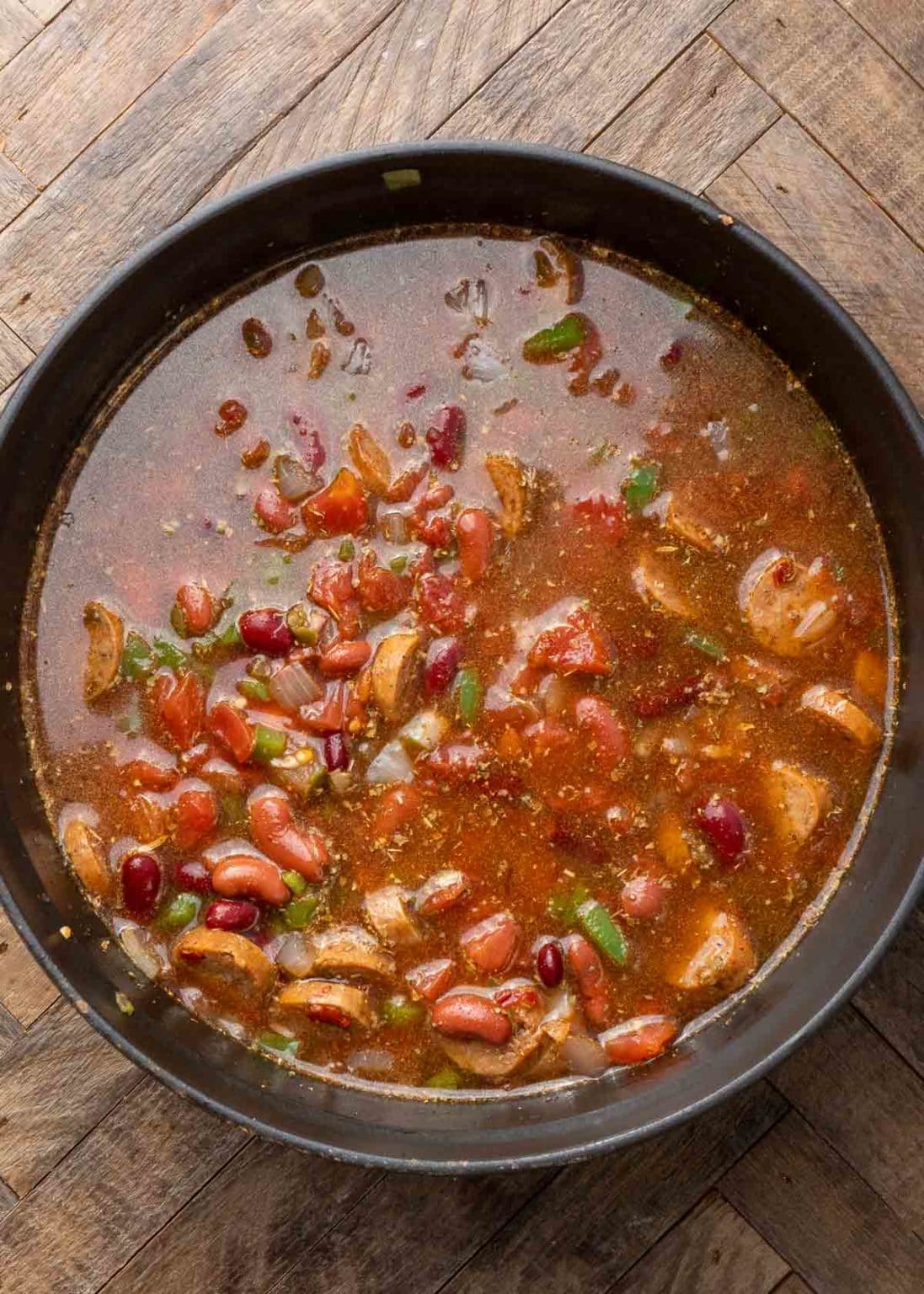 Simple Red Beans and Rice - Maebells