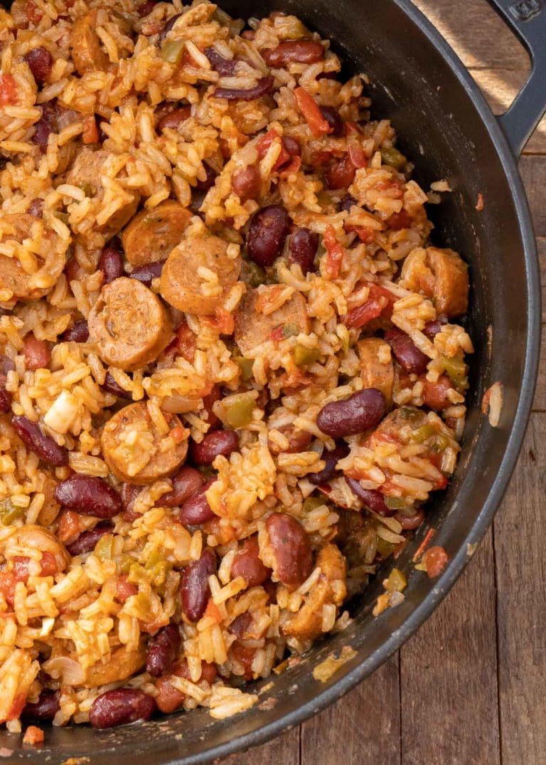 Simple Red Beans and Rice - Maebells
