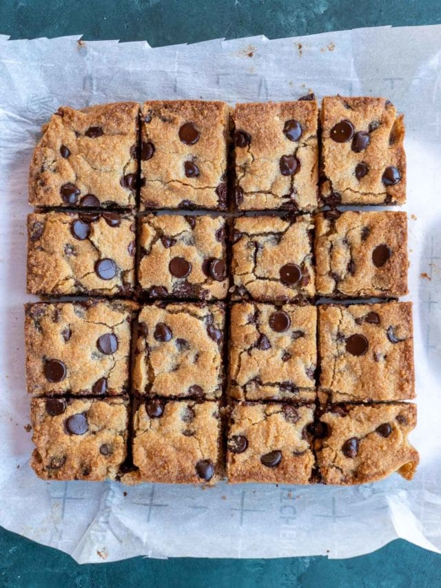 Chocolate Chip Cookie Bars Story - Maebells