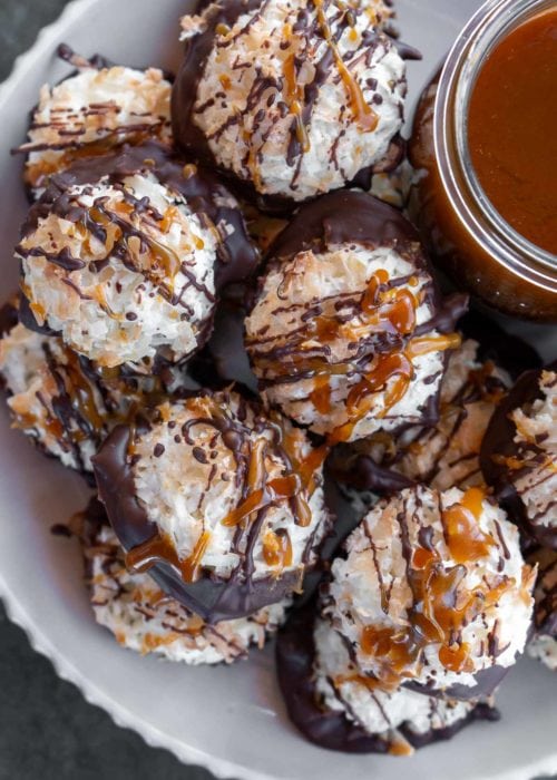 Chocolate Caramel Macaroons - Maebells