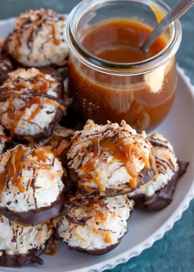 Chocolate Caramel Macaroons - Maebells