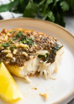 Pan Fried Garlic Butter Cod - Maebells