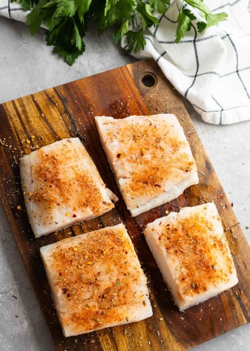 Pan Fried Garlic Butter Cod - Maebells