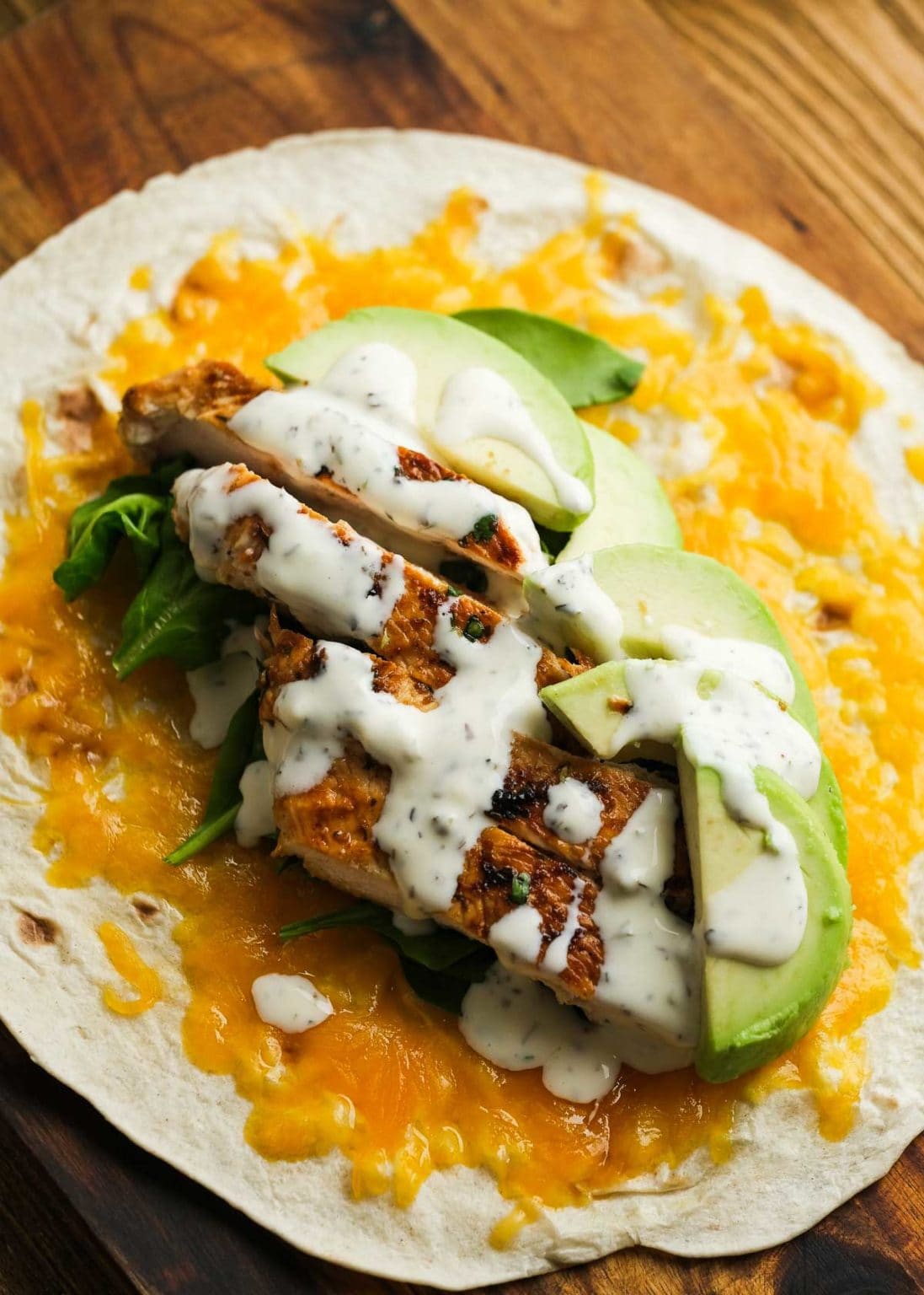 Chicken Avocado Wraps - Maebells