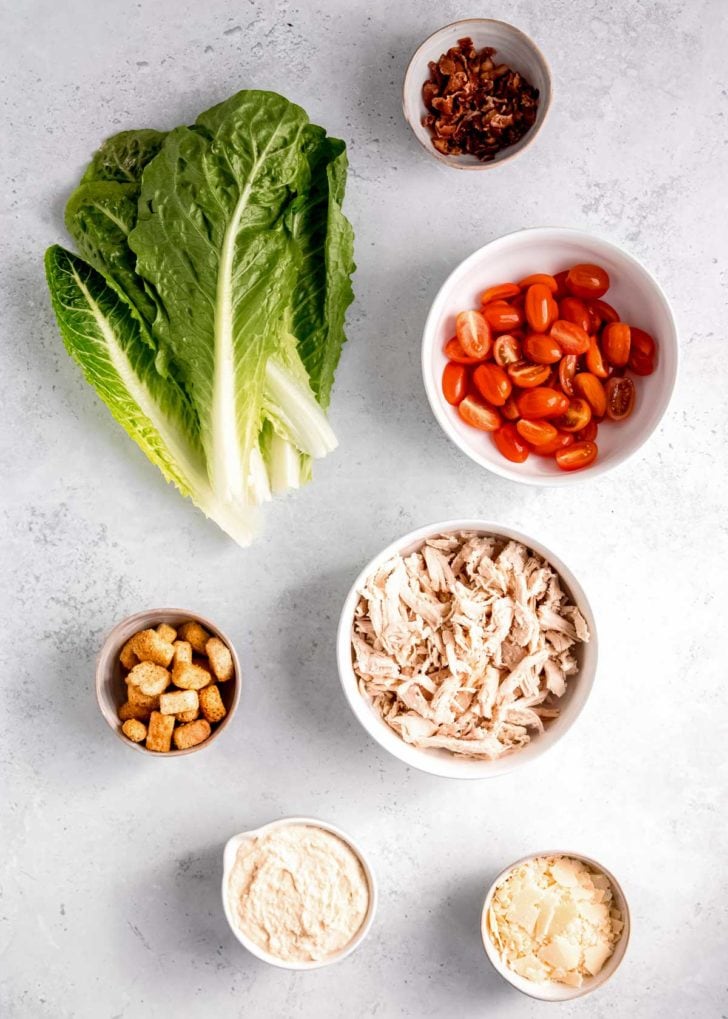 Chicken Caesar Salad Lettuce Wraps - Maebells