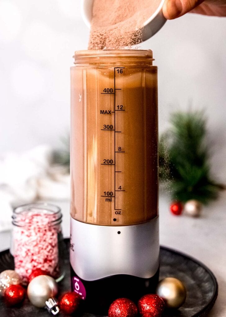 Peppermint Mocha Protein Shake - Maebells