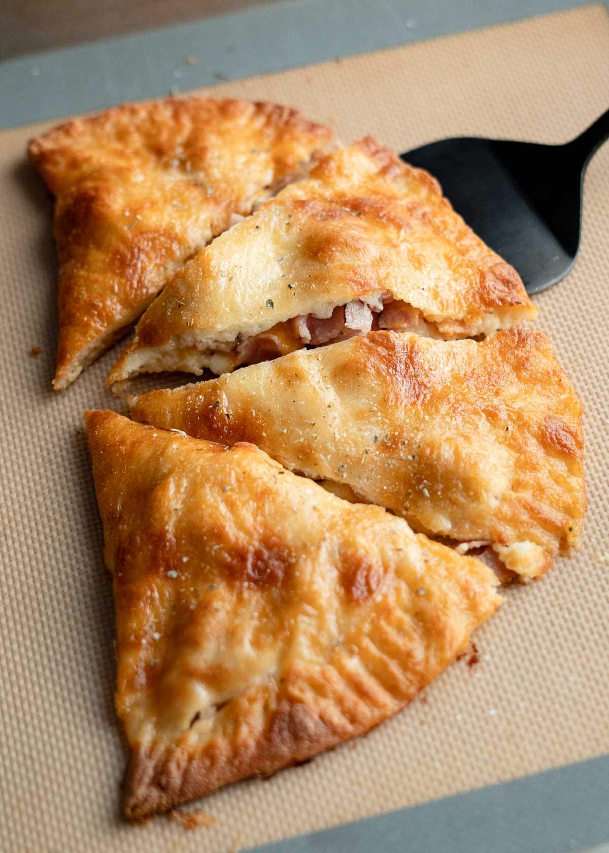 Ham and Cheese Calzone - Maebells
