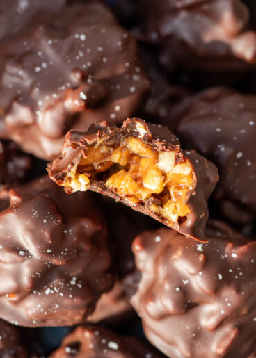 Easy Turtle Chocolate Candy - Maebells